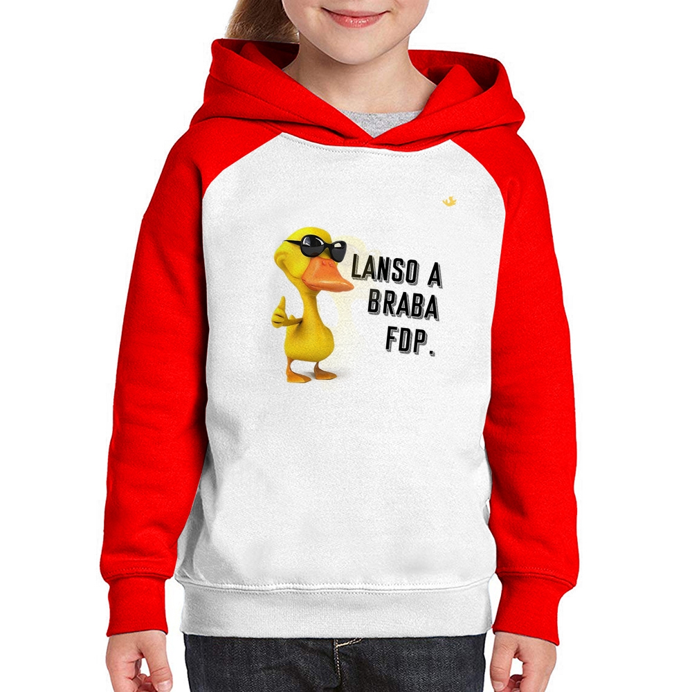 Moletom Infantil Lanso a braba fdp Moletom Infantil Lanso a braba fdp