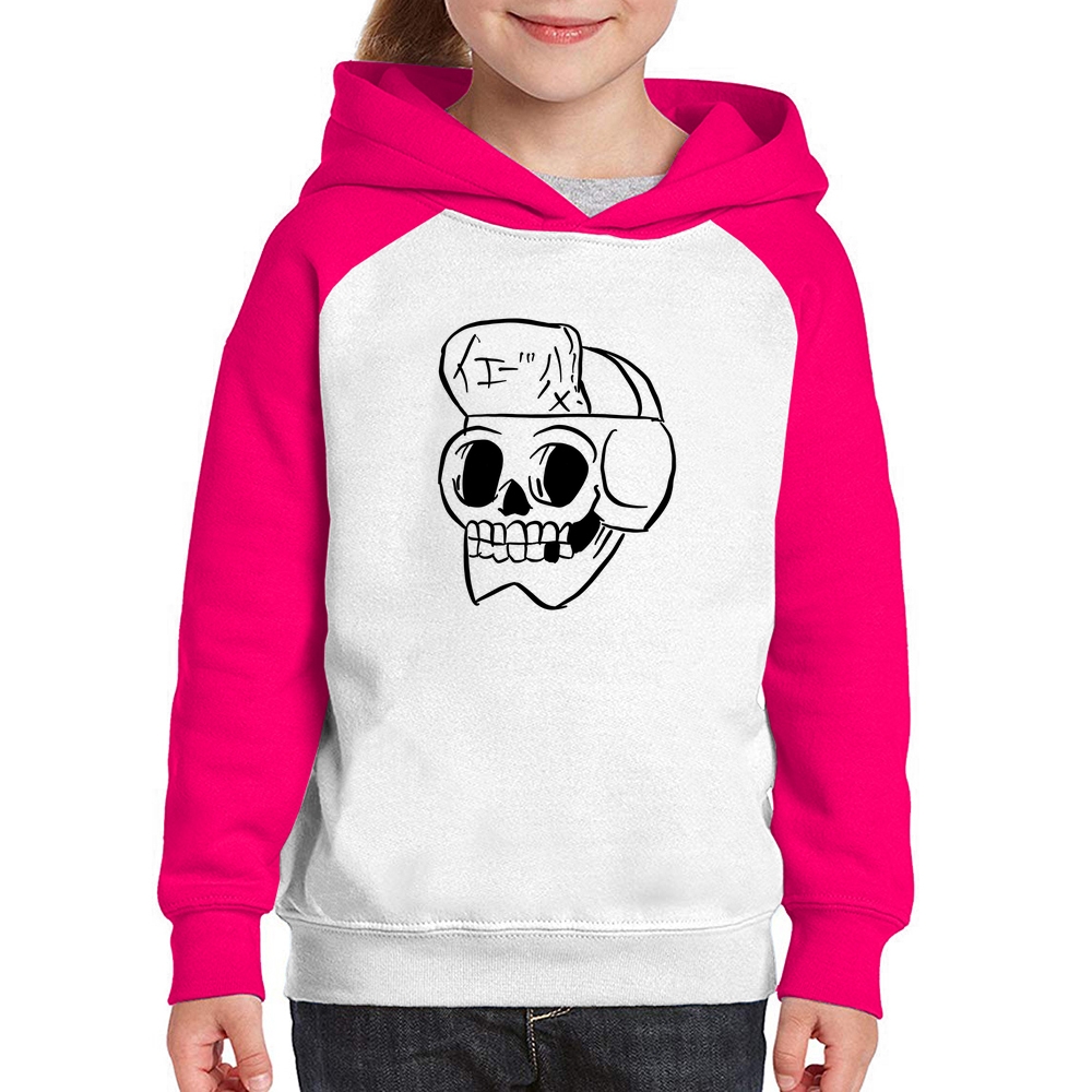 Moletom Infantil Skull Skeleton