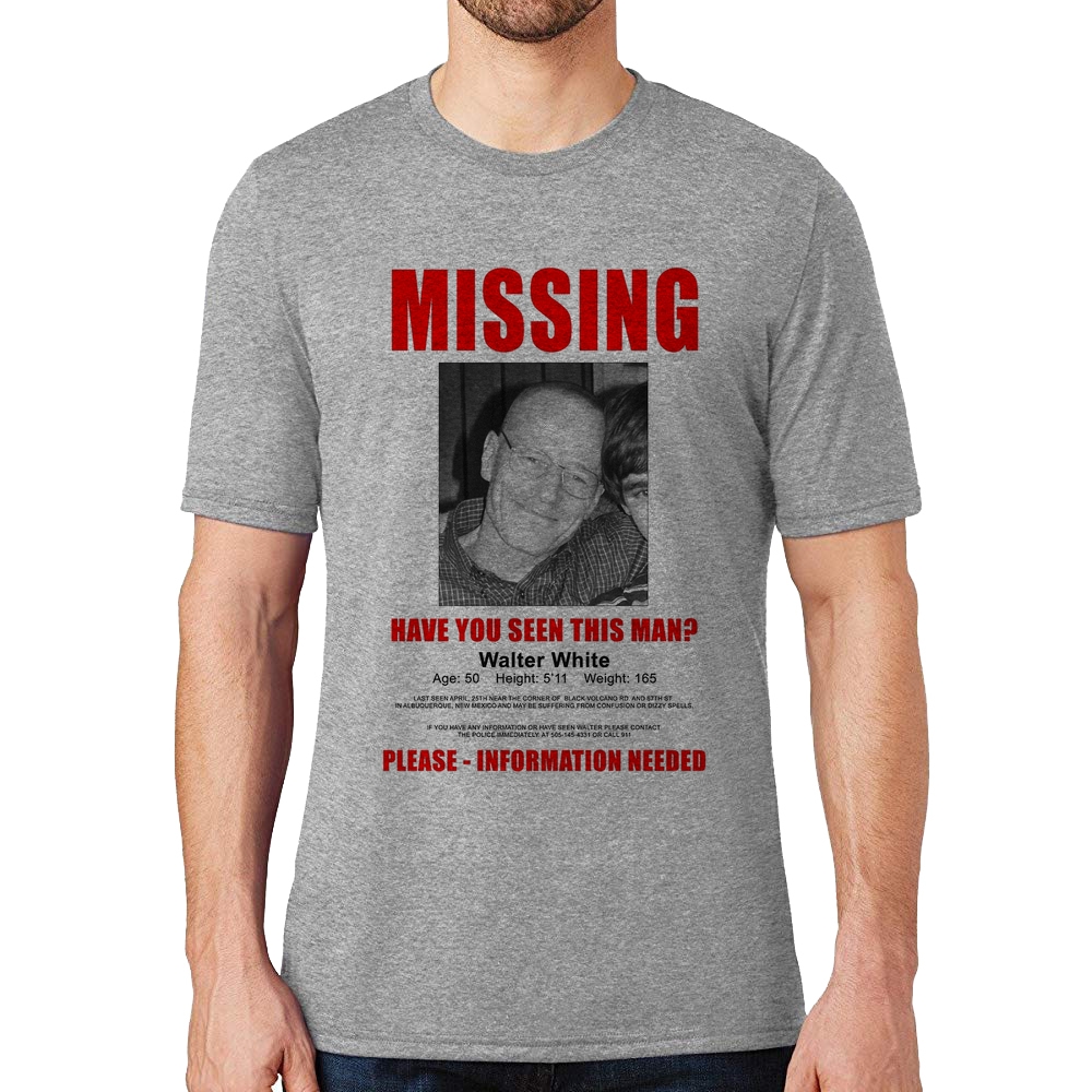 Camiseta Walter White Missing