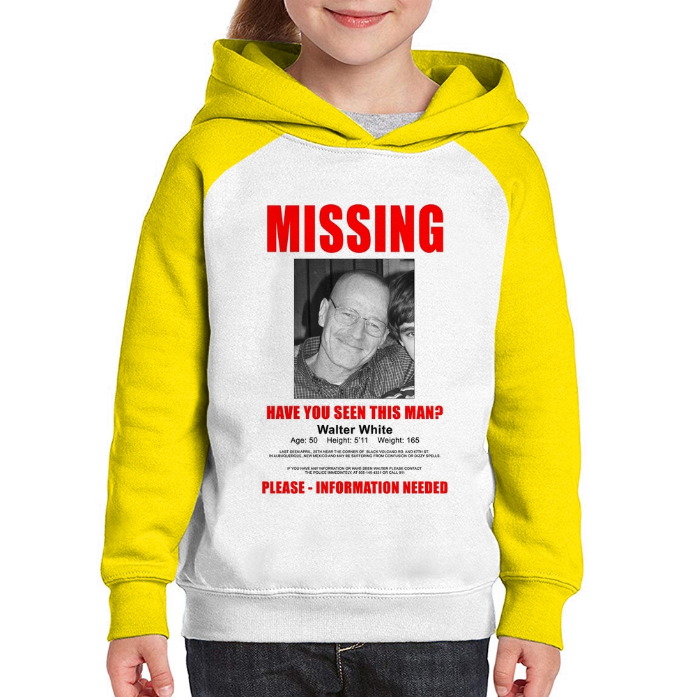 Moletom Infantil Walter White Missing
