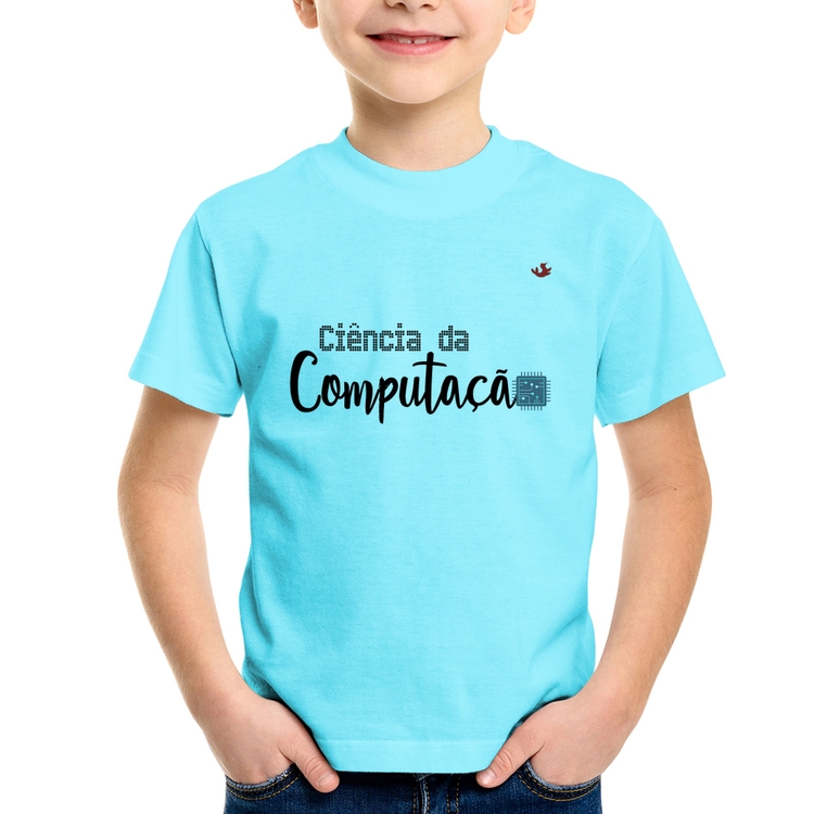 Camiseta Infantil Ciência da Computação